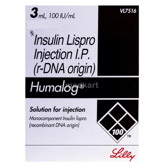 Buy Humalog Insulin Lispro Penfill 3 Ml | Medkart
