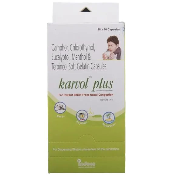 Buy Karvol Plus Capsule 10s Online at Best Price | Medkart