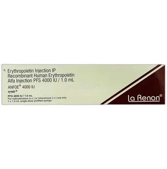ANFOE 4000IU INJECTION Price, Uses, Side Effects & Substitutes | Medkart