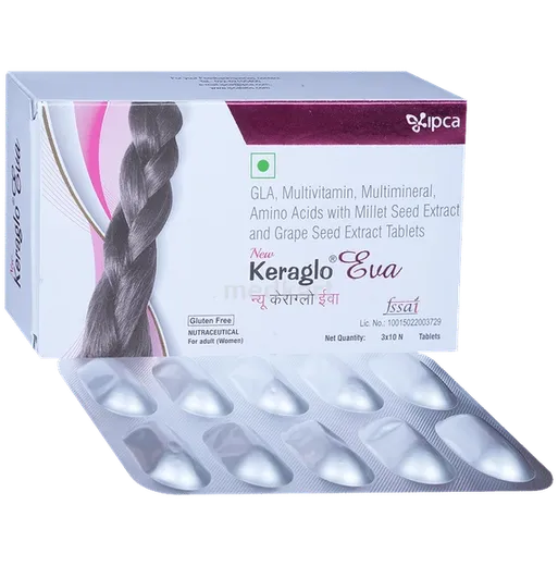 Buy Keraglo Eva Tablet 10s Online at Best Price | Medkart