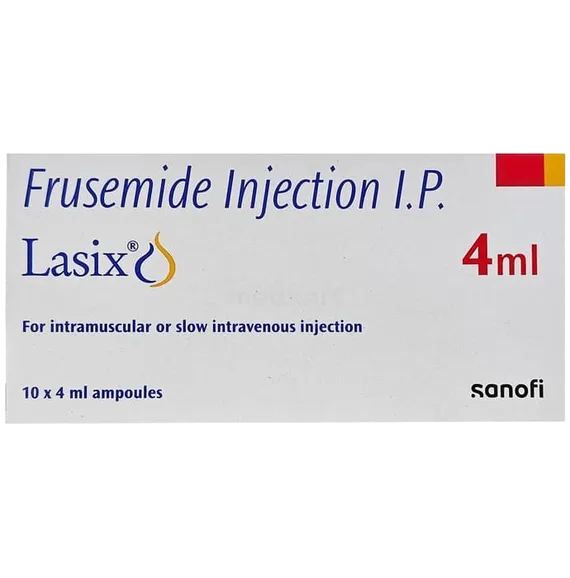 LASIX INJECTION 4 ML: Uses, Side effects, action, price & Generic ...