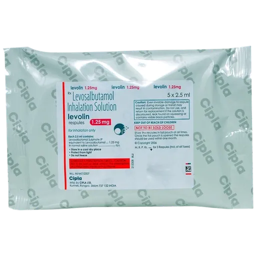 Buy Levolin 1.25mg Respules 2.5 Ml Online at Best Price – Generic ...