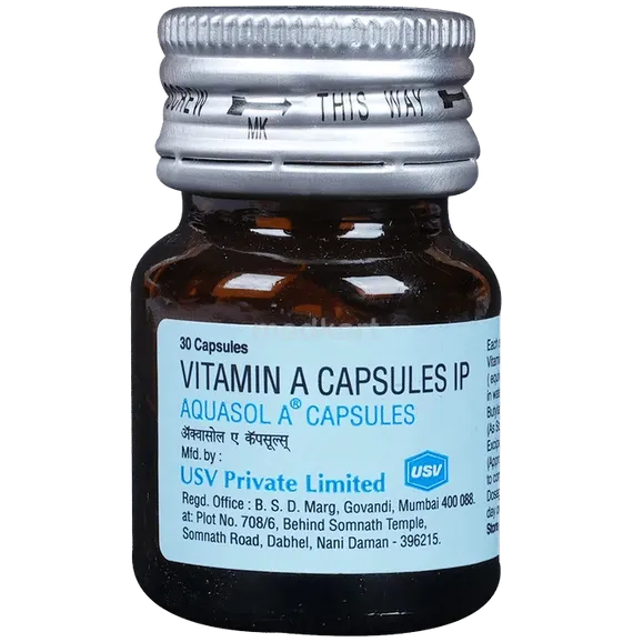 Buy Aquasol A Capsule 30s Online at Best Price | Medkart