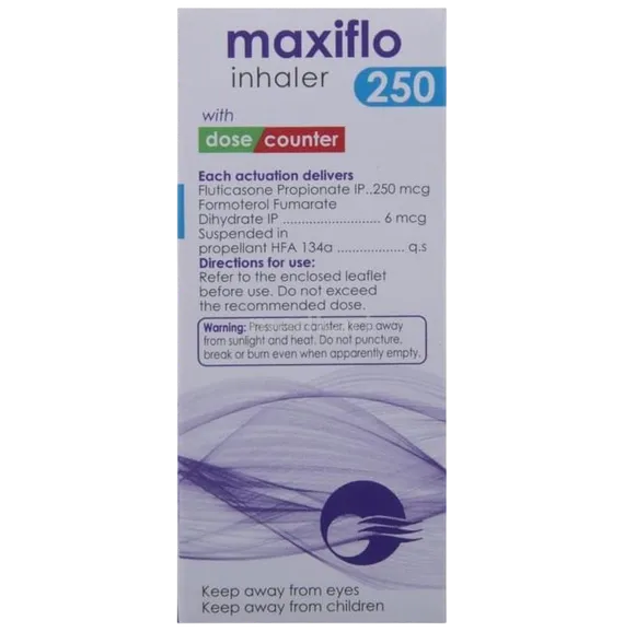 MAXIFLO 250 INHALER Price, Uses, Side Effects & Substitutes | Medkart