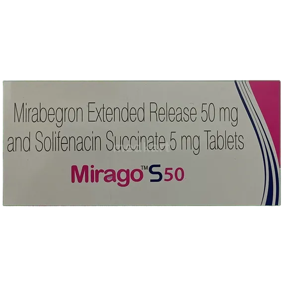 MIRAGO S 50 KIT TABLET 10'S Price, Uses, Side Effects & Substitutes ...