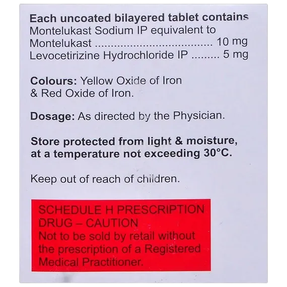 Buy Montair Lc Tablet Online at Best Price – Generic Alternative | Medkart