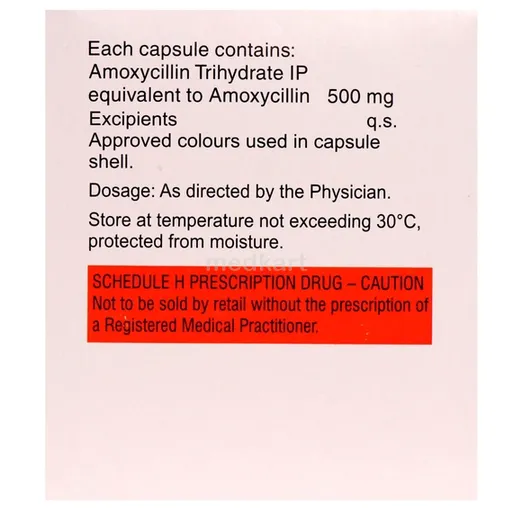 Buy Mox 500mg Capsule 15s Online at Best Price | Medkart