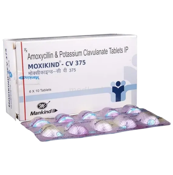 Buy Moxikind Cv 375mg Tablet 10s at Best Price | Medkart
