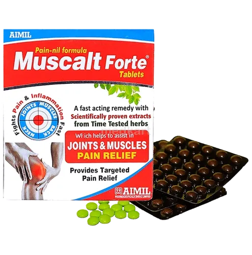 MUSCALT FORTE TABLET 30'S Price, Uses, Side Effects & Substitutes | Medkart