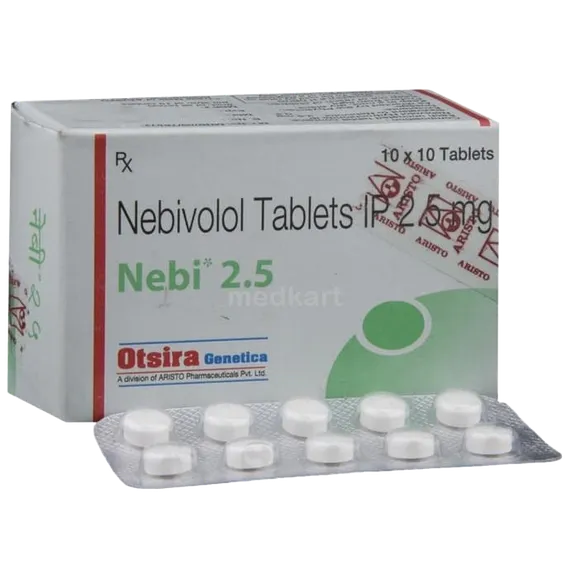 Buy Nebicard 2.5mg Tablet 15s Online at Best Price | Medkart