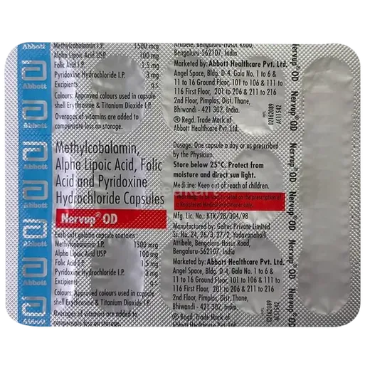 Buy Nervup Od Capsule 10s Online at Best Price | Medkart