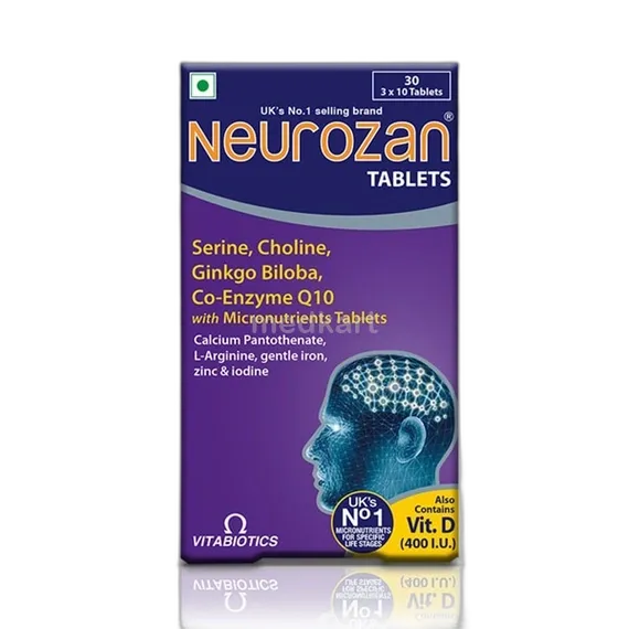 Buy Neurozan Tablet 10s Online at Best Price | Medkart