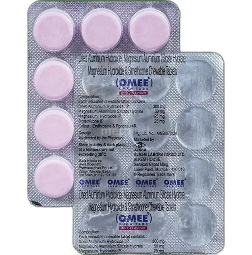 Buy Omee Chew Tablet 12S Online at Best Price | Medkart