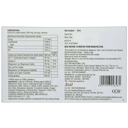 Buy Ostoshine Tablet 10s Online at Best Price | Medkart